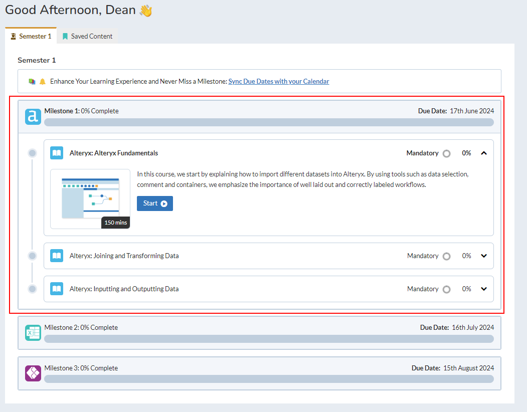 Learner Quick-Start Guide